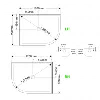 Curvato 1200×900 – Symphony Showers