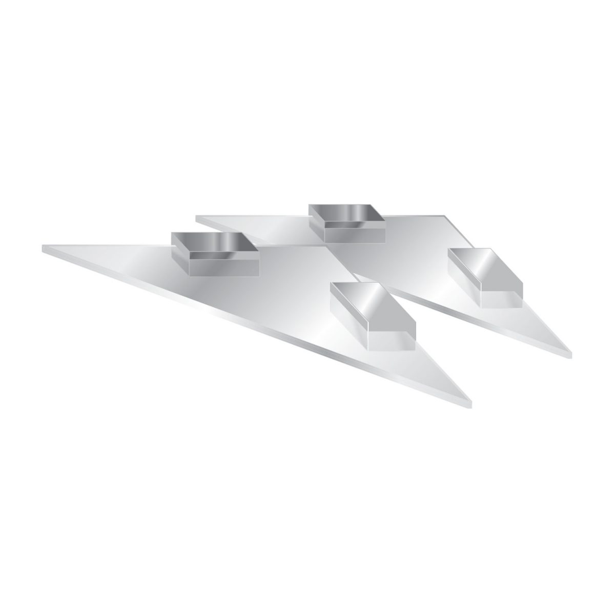 Glass Shower Shelves – Triangle – Symphony Showers