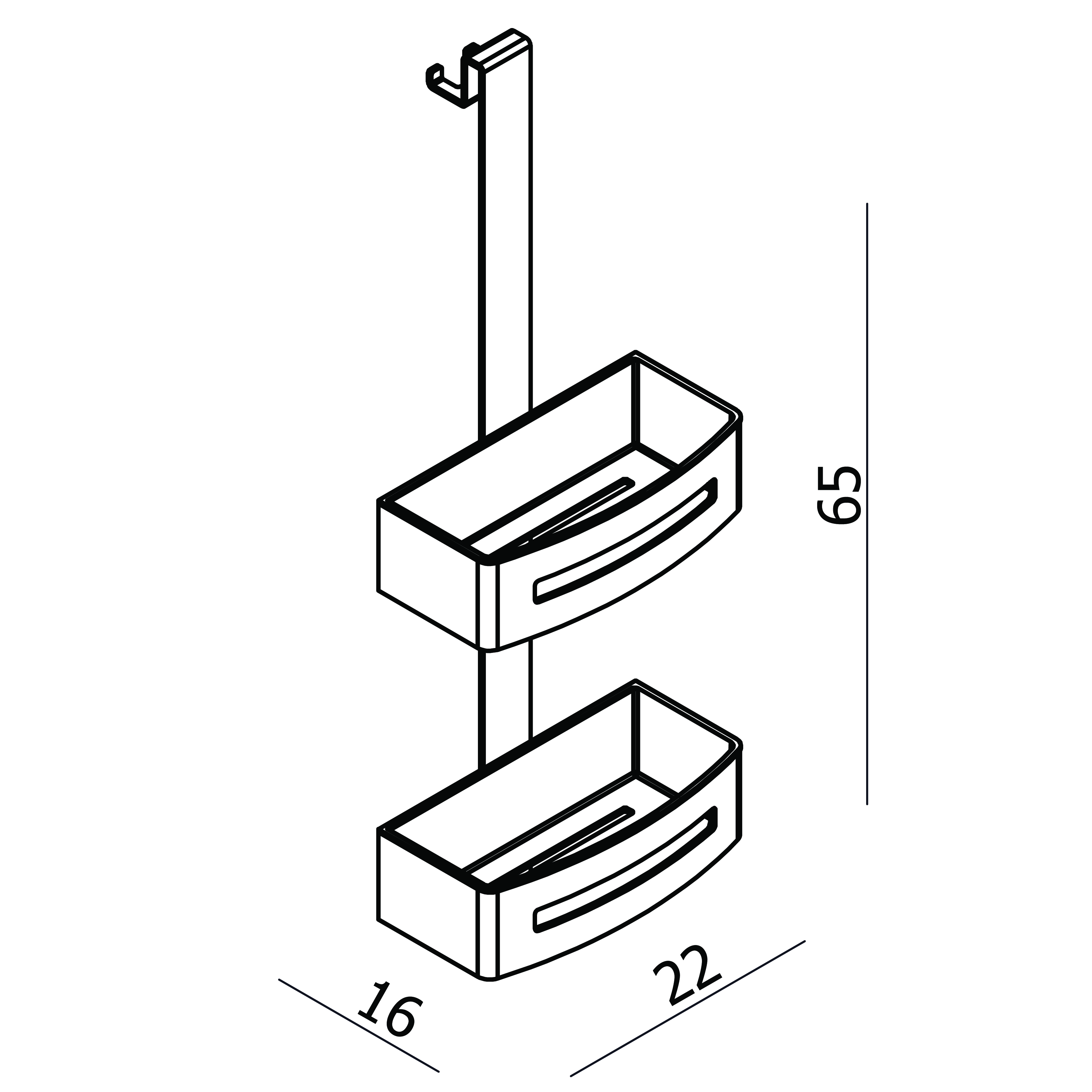 Hanging Shower Caddy – Symphony Showers