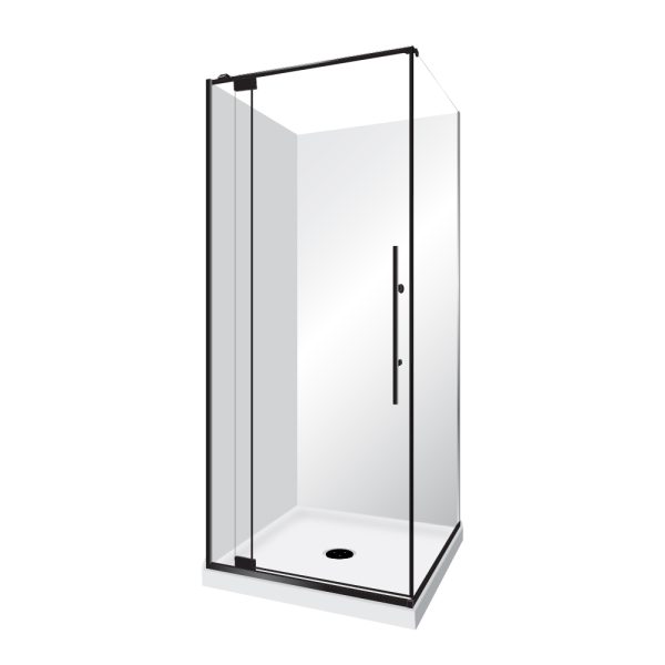 Frameless Pivot Square 1000 – Symphony Showers