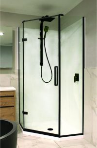 *NEW* Frameless Pivot Showers – Symphony Showers