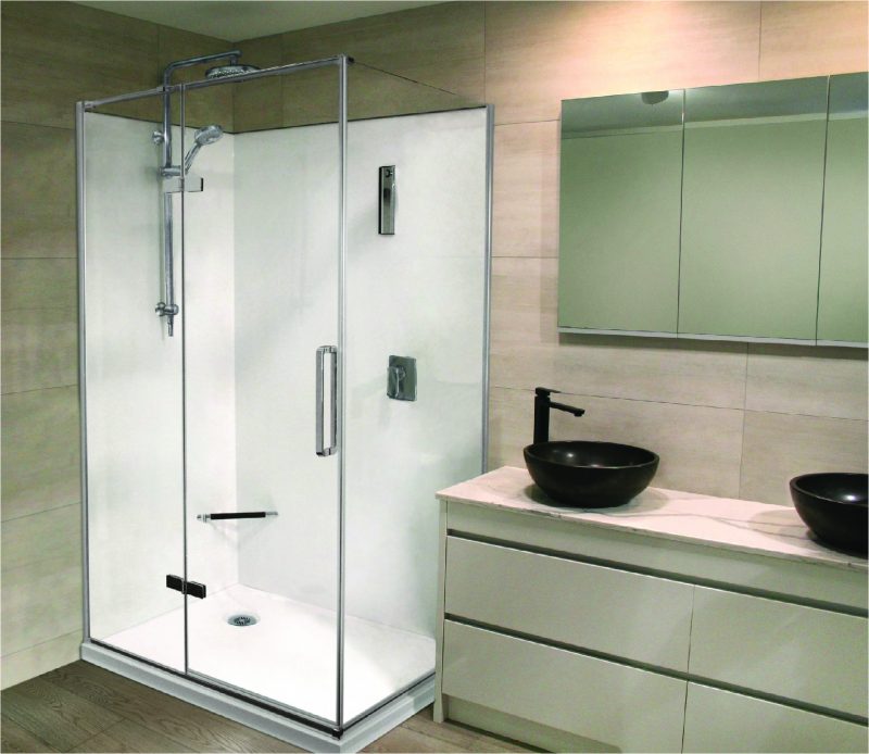*NEW* Frameless Pivot Showers – Symphony Showers